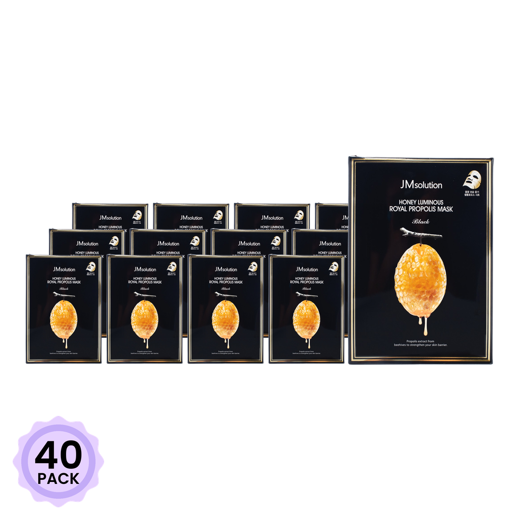 Get JM Solution Honey Luminous Royal Propolis Mask 10 Sheets 1 box*40 ...