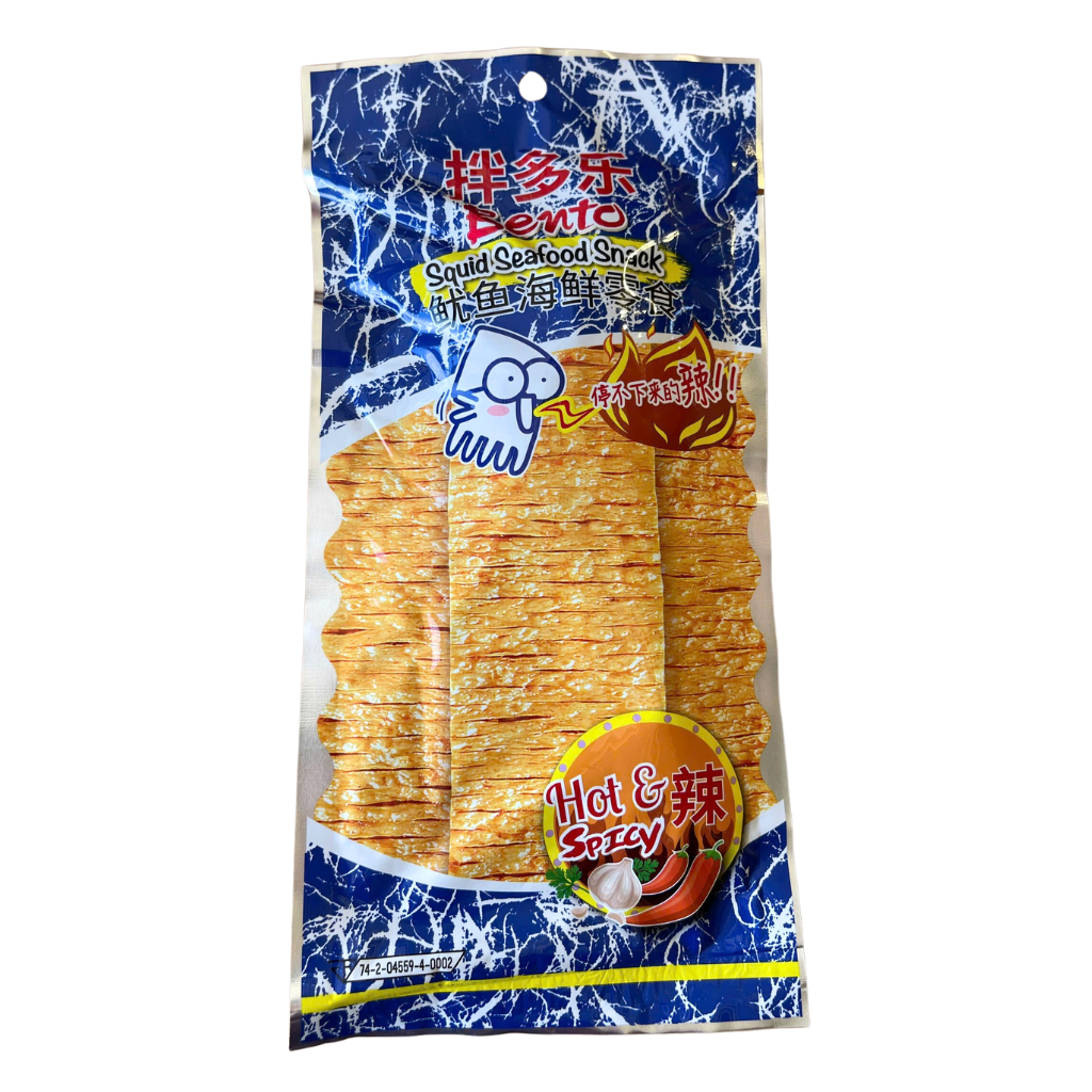 Get Bento Seafood Squid Snack Angry Spicy 20g Delivered | Weee! Asian Market
