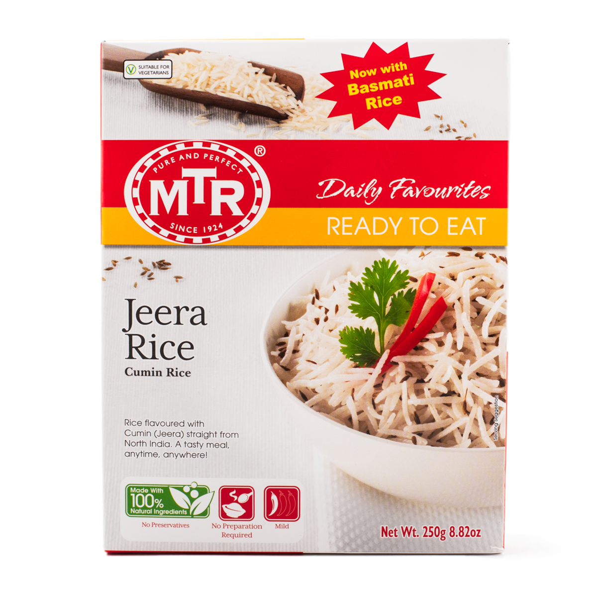 MTR Jeera (Cumin) Rice Ready to Eat - Weee!