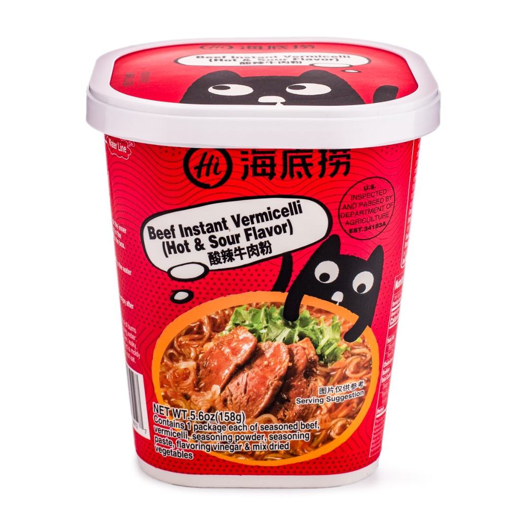 Get Haidilao Beef Tripe Noodles, Hot and Sour Flavor Delivered | Weee ...