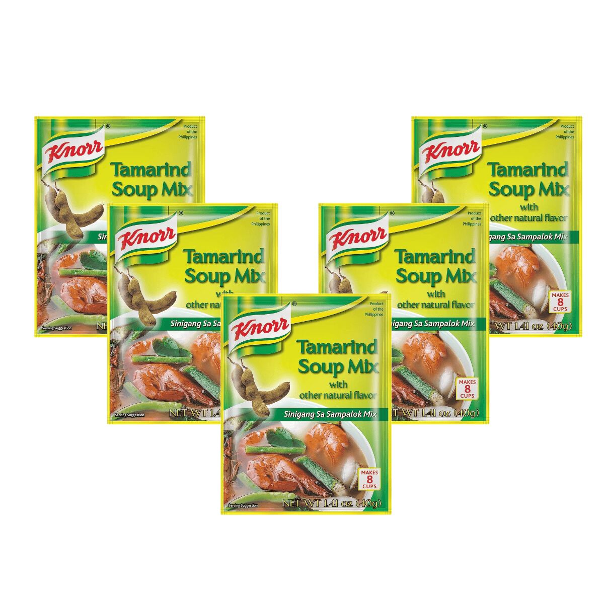 Get [Knorr] Tamarind Flavor Seasoning Powder 40g x 5 5 count Delivered ...