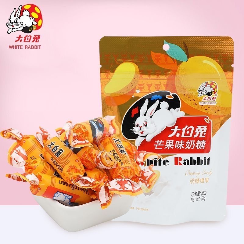 Get White Rabbit Mango Flavored Toffee 58g Delivered | Weee! Asian Market