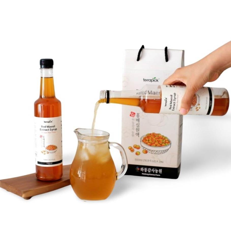 Get Korean Red Plum Extract Syrup - TerraPick Maesil, Authentic Korean ...