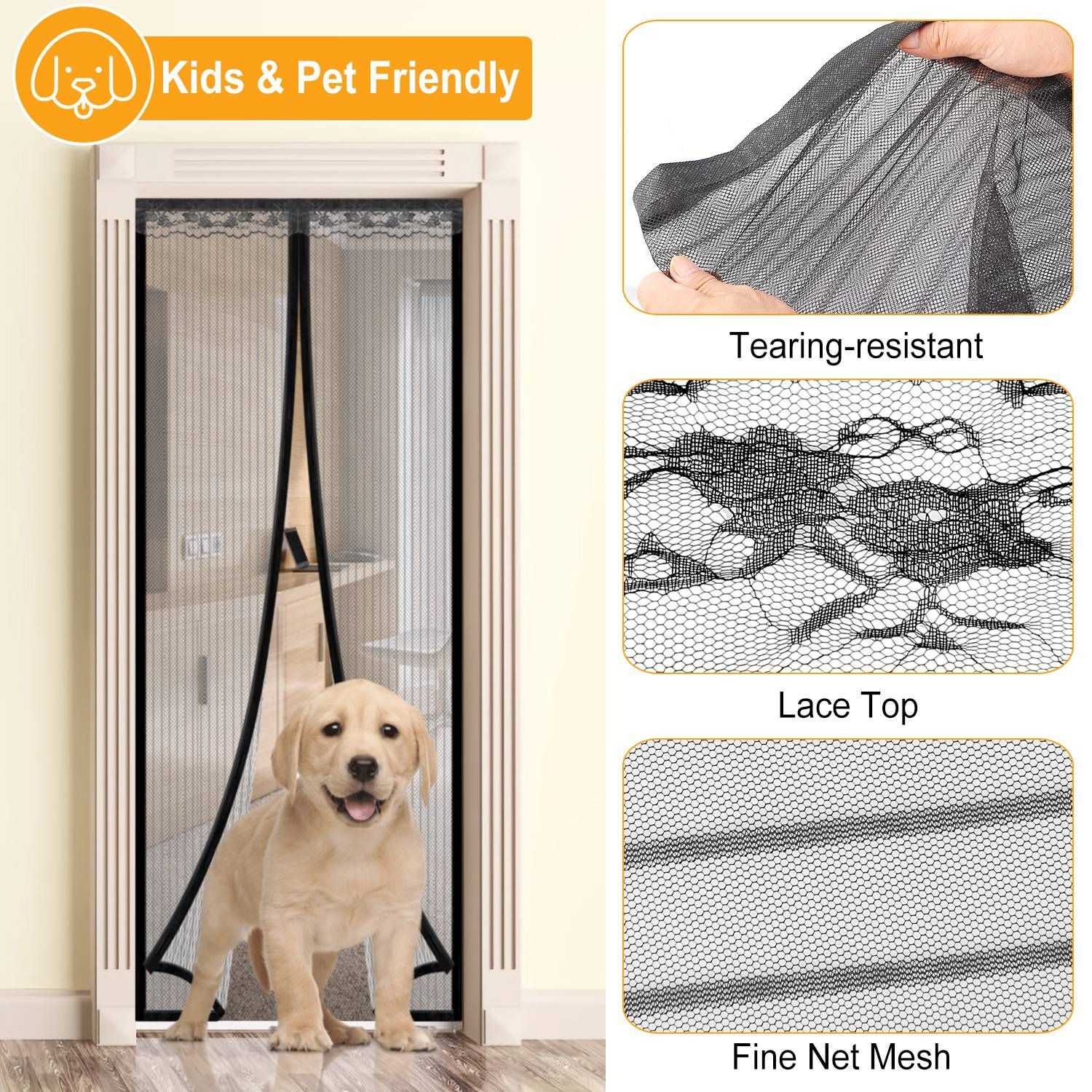 Get Magnetic Mesh Curtain Anti Mosquito Bugs Delivered | Weee! Asian Market