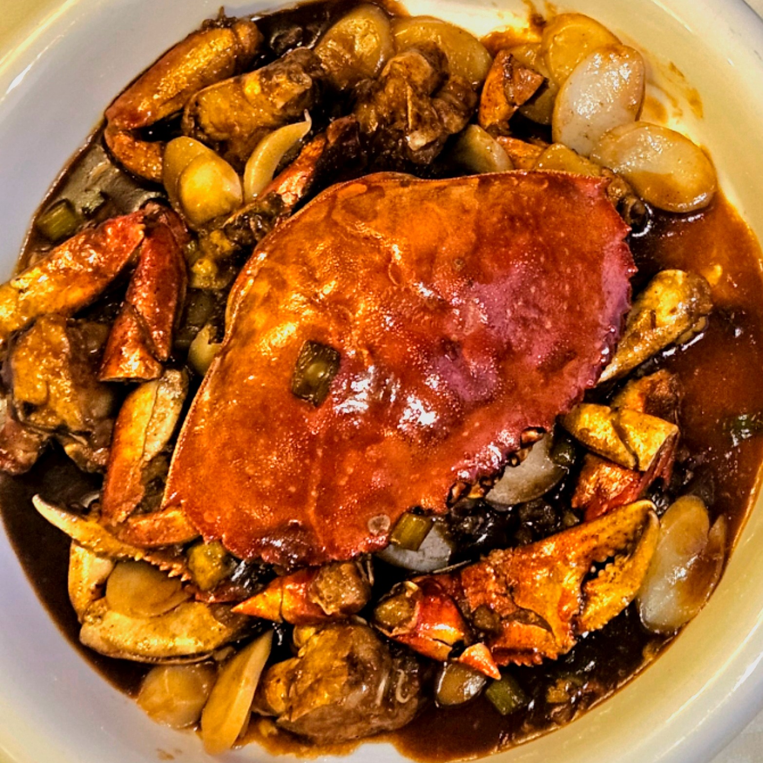Get Stir-Fried Giant Crab with rice cakes.2 lbs crab Delivered | Weee ...