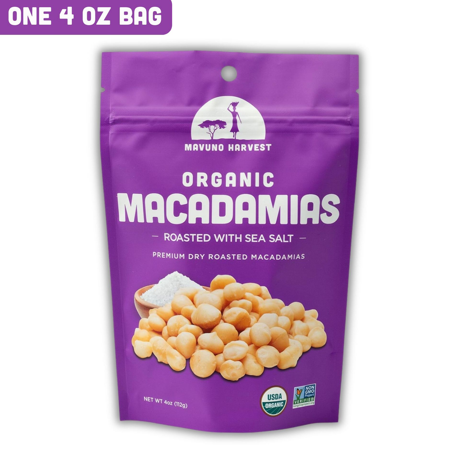 Get Organic Macadamias with Sea Salt | 4 oz Bag Delivered | Weee! Asian ...