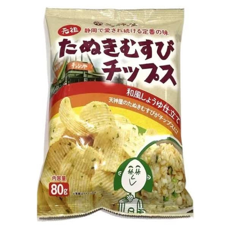 Get Tenjinya Tanuki Musubi Chips 80g Delivered | Weee! Asian Market