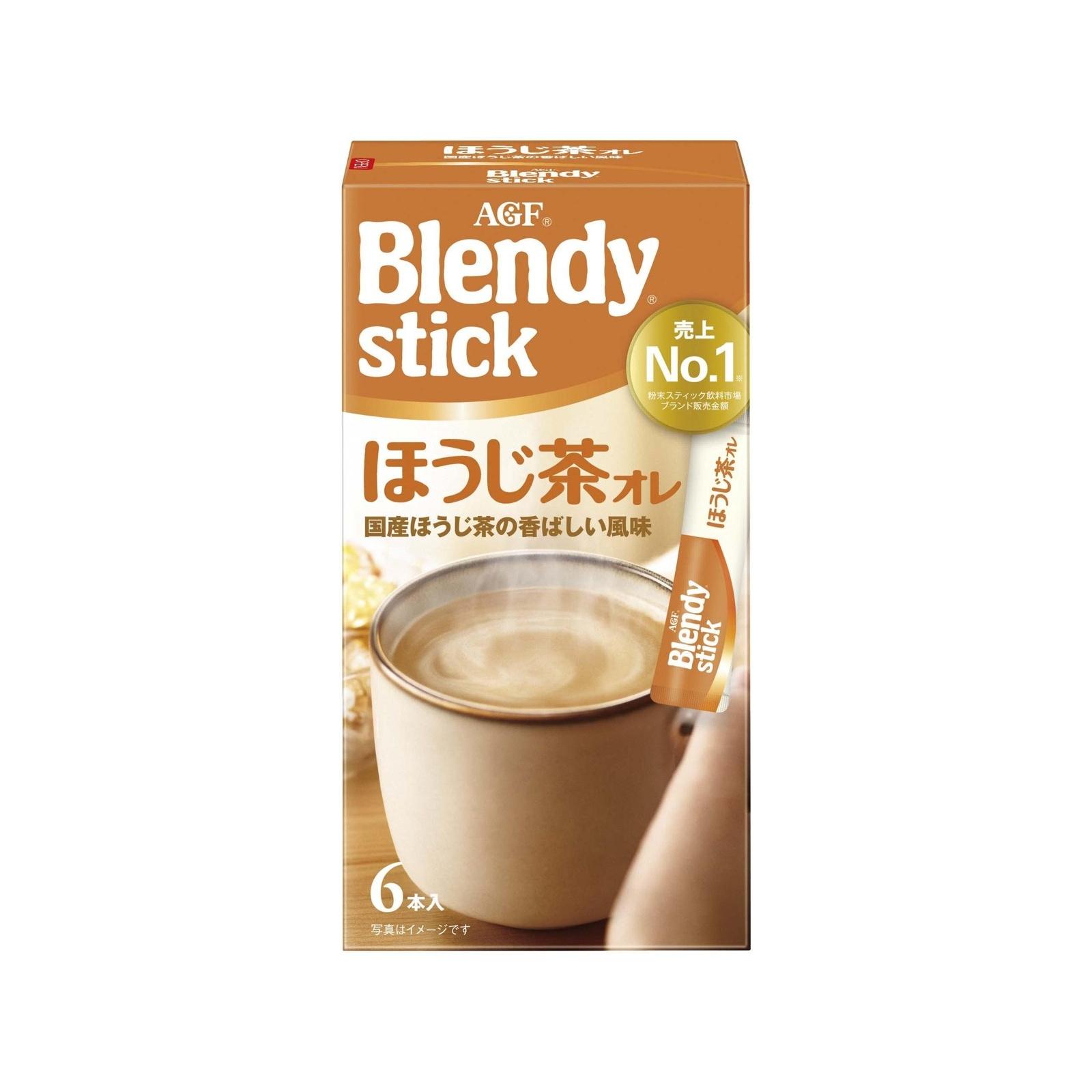 Get AGF Blendy Hojicha Au Lait 6p 1 count Delivered | Weee! Asian Market