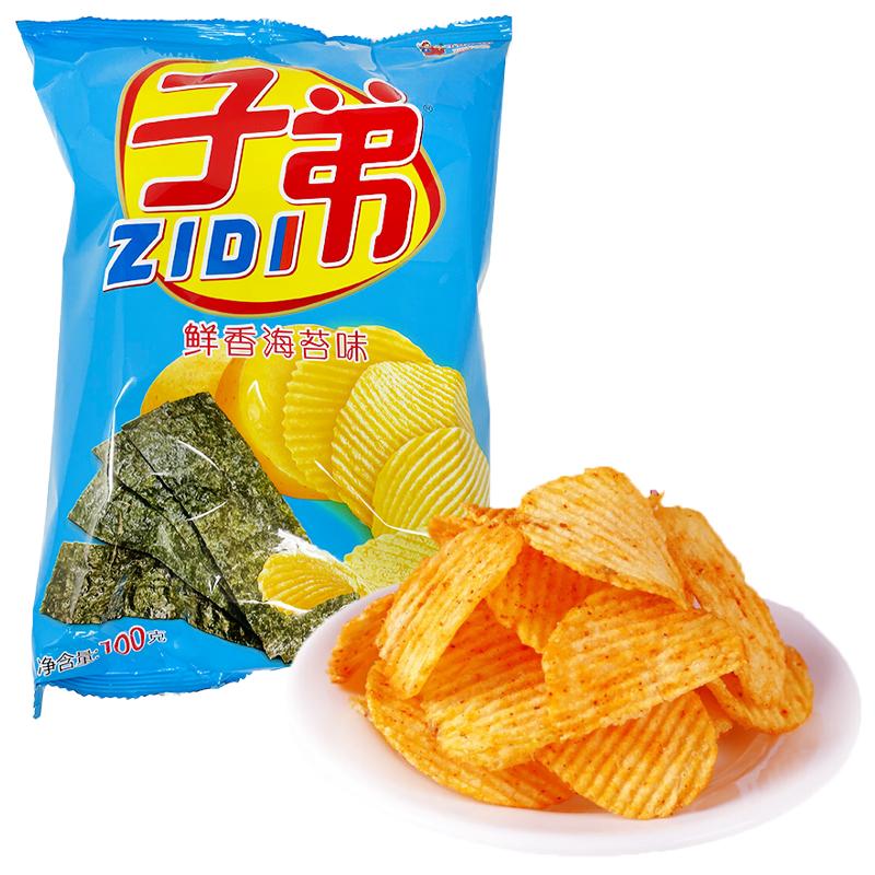 (BBD24/09/27)Zidi Potato Chips Seaweed Flavor 100g - Weee!