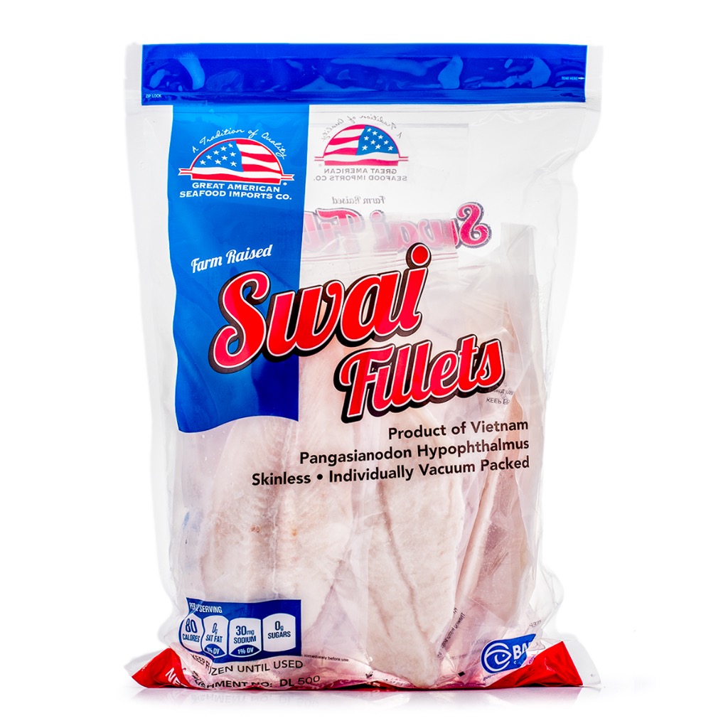 Get Great American All Natural Individually Packed Swai Fillets, Frozen ...