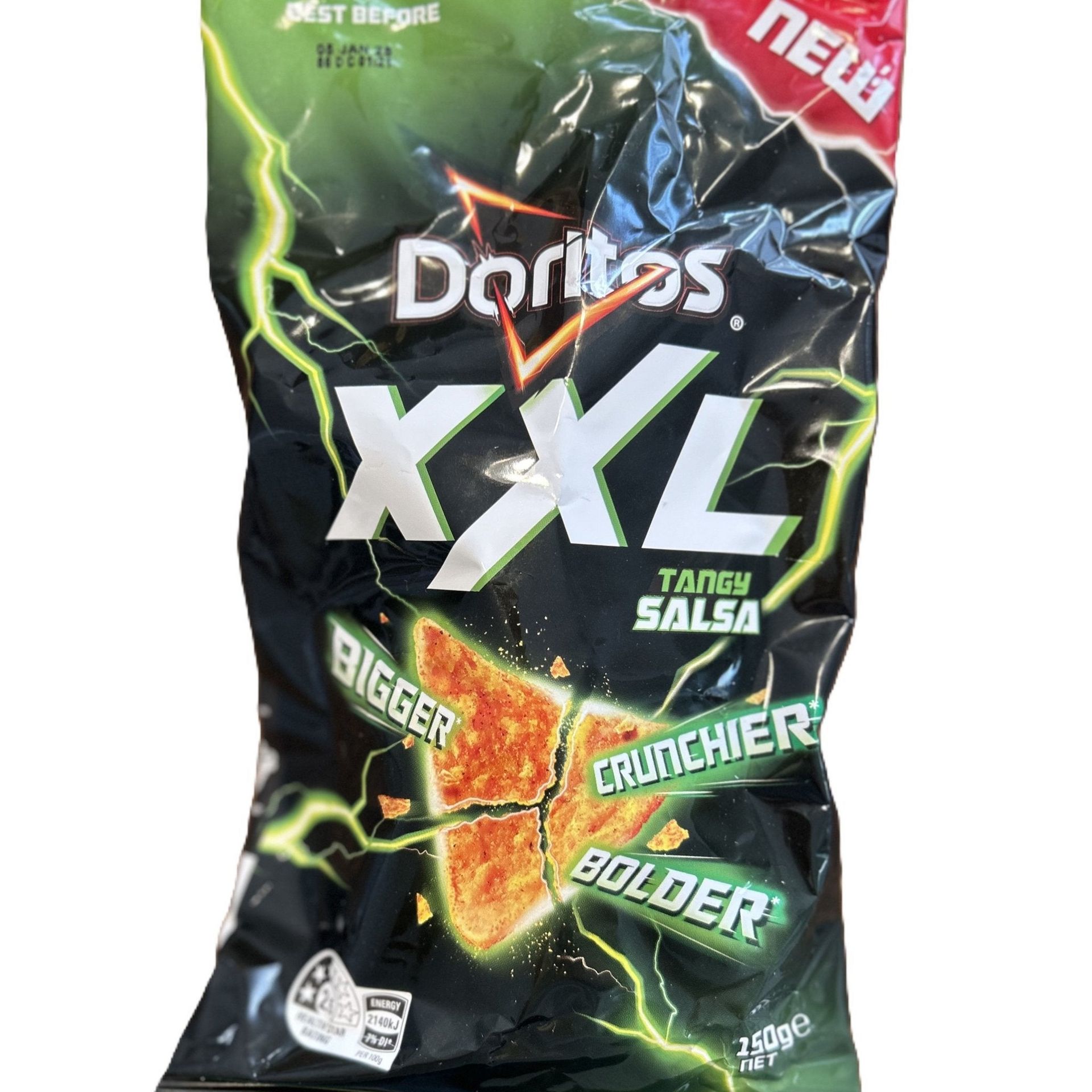 Doritos XXL Corn Chips Share Pack Tangy Salsa 150g (Australia) - Weee!
