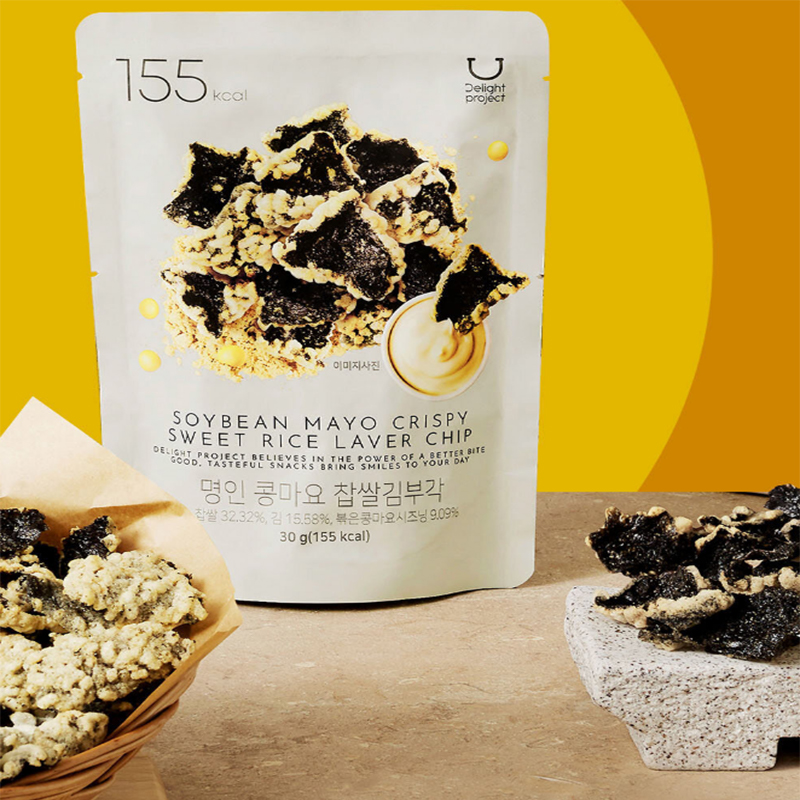 【韩国直邮】Oliveyoung 健康低卡零食海苔脆黄豆【30g*1包】 - Weee!