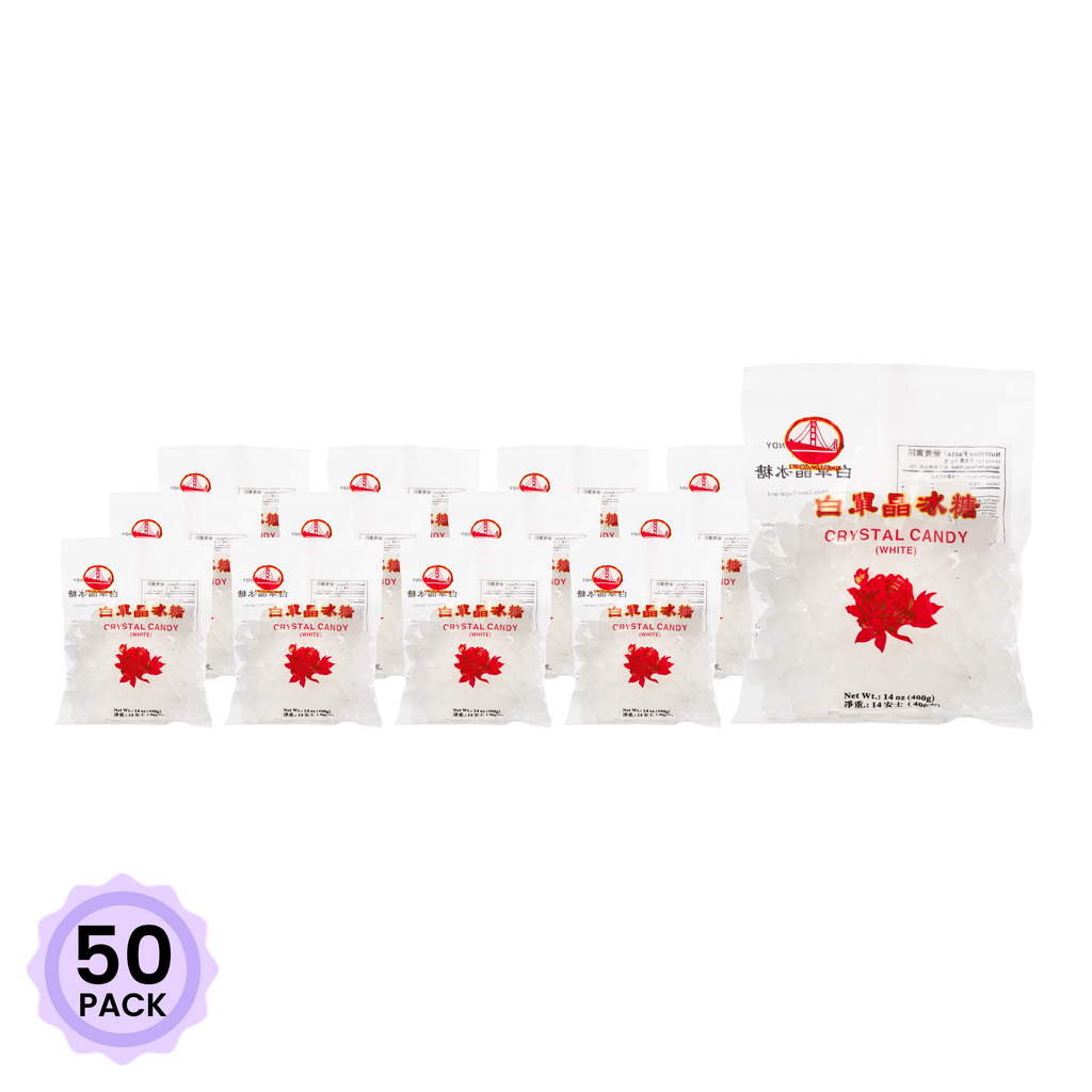 Get Chic Jiang Bridge White Crystal Candy Sugar 14 oz*50 pack Delivered ...