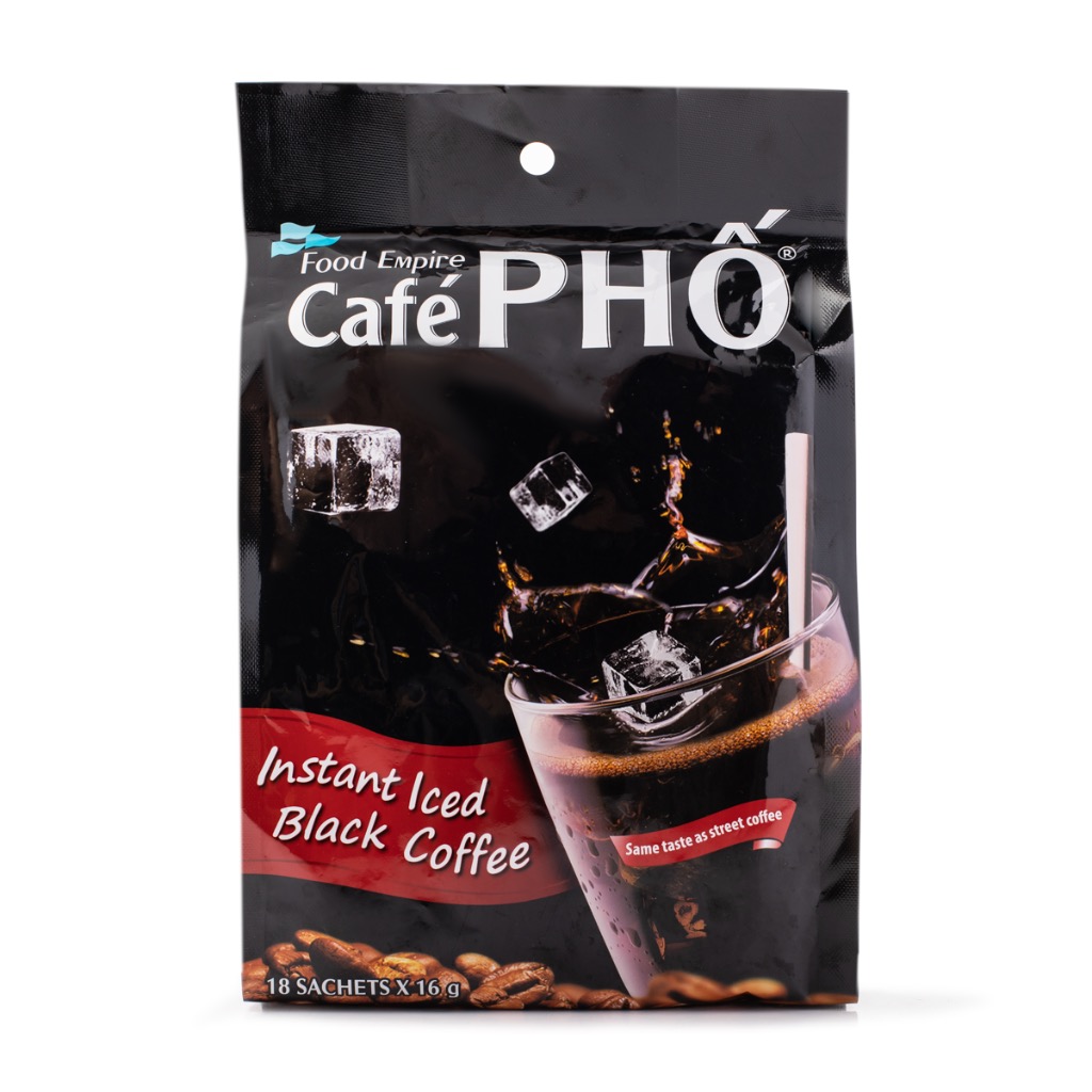 Get Cafe Pho Brand Instant Iced Black Coffee 0.56 oz*18 pack Delivered ...