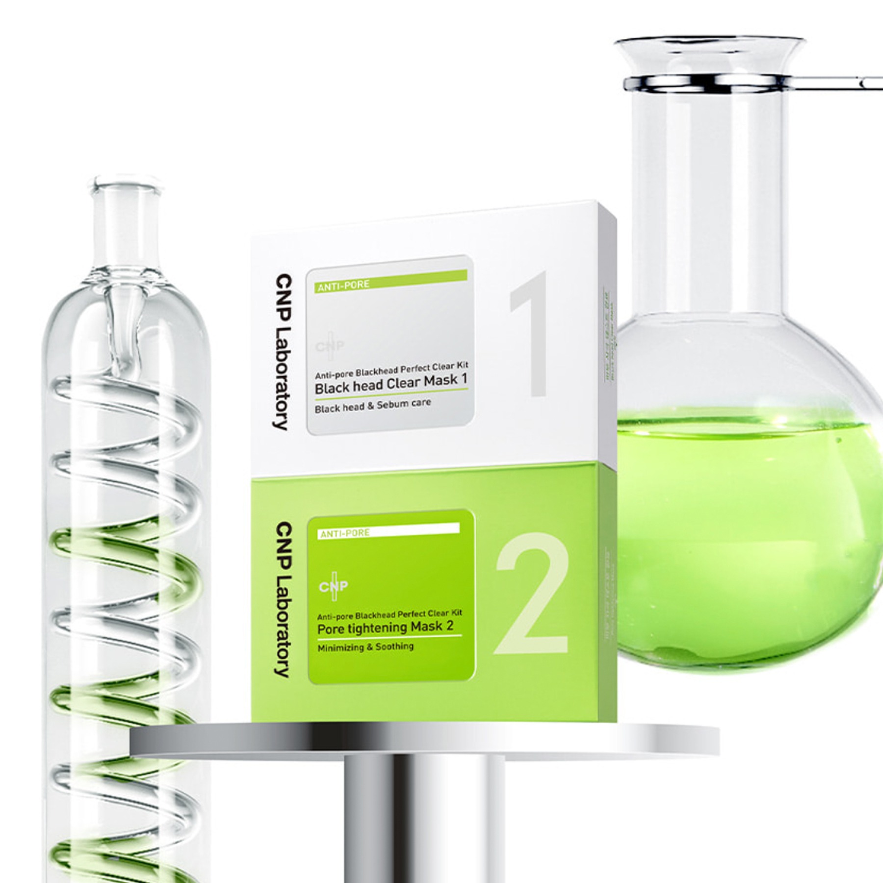 CNP LABORATORY Anti-Pore Black Head Perfect Clear Kit 3-SET - Weee!