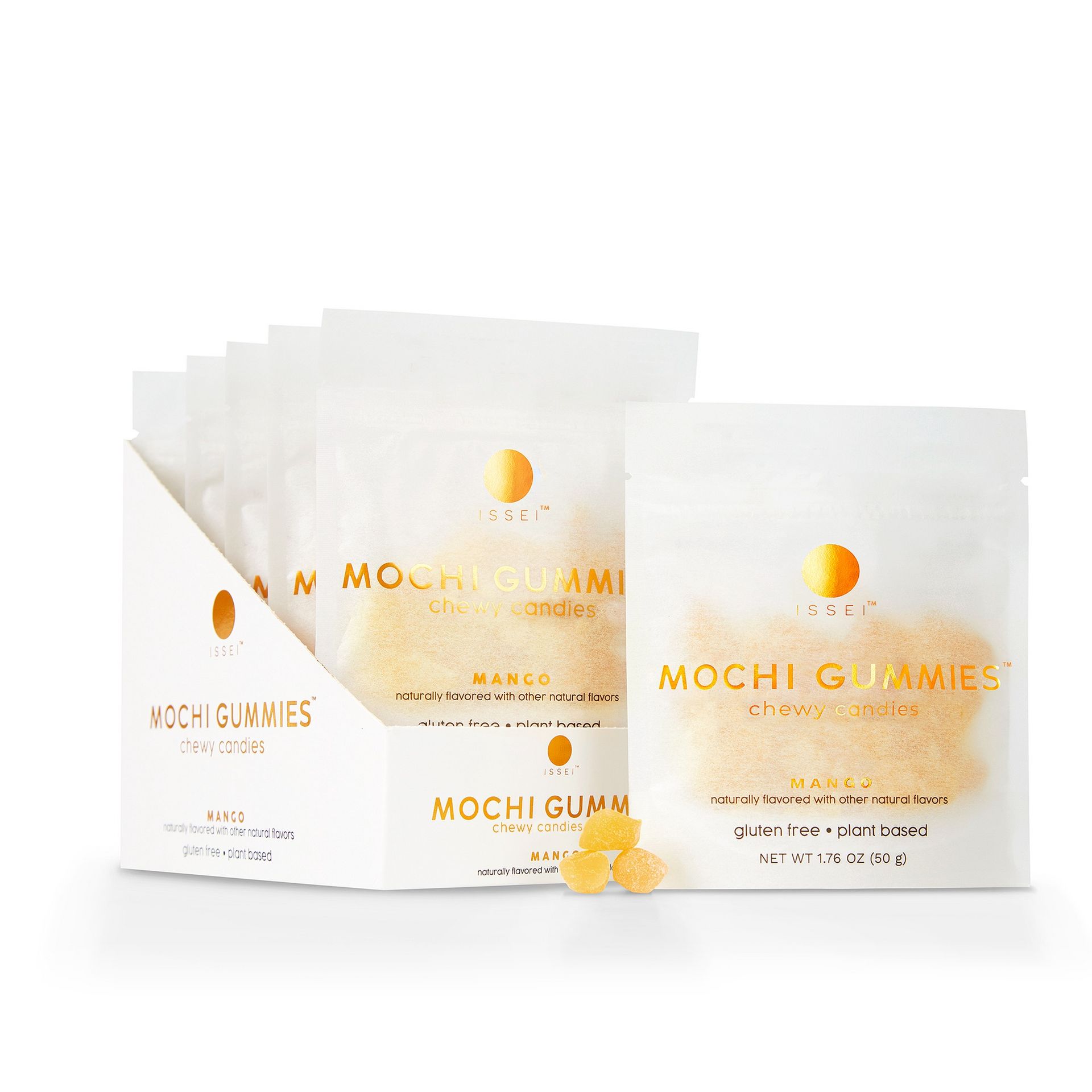 Get Issei Mango Mochi Gummies 6-pack Chewy Candy Delivered | Weee ...