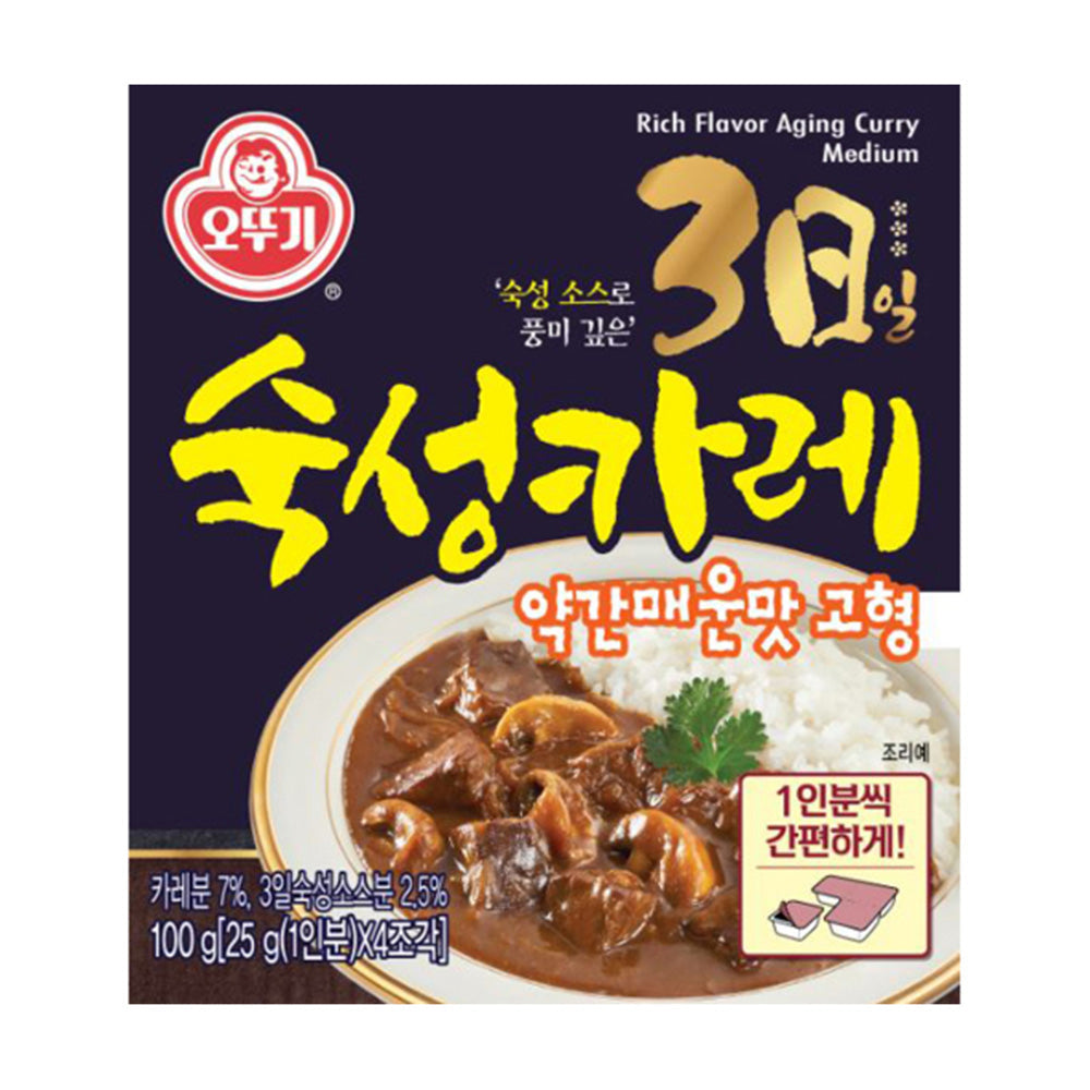 Get Ottogi Rich Flavor Aging Curry Medium (Solid) 100g Delivered | Weee ...