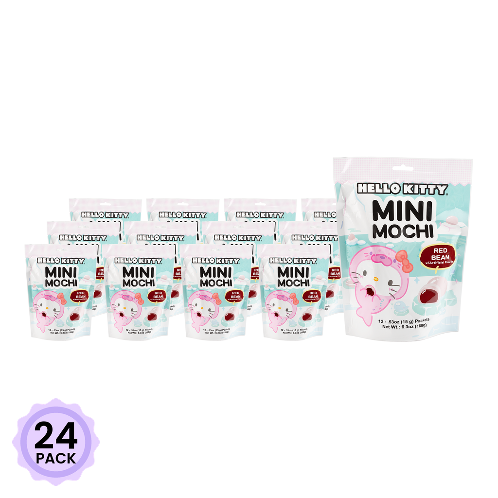 Get Sanrio Hello Kitty Mini Mochi Red Bean Flavor 3x8x6.3 oz 6.3 oz*24 ...