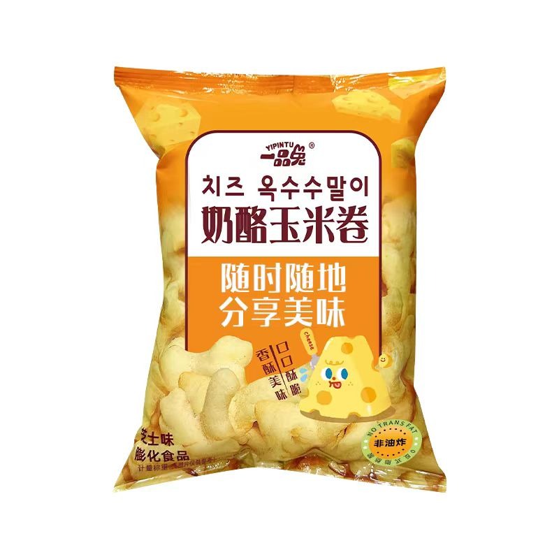 Corn roll cheese flavor - Weee!