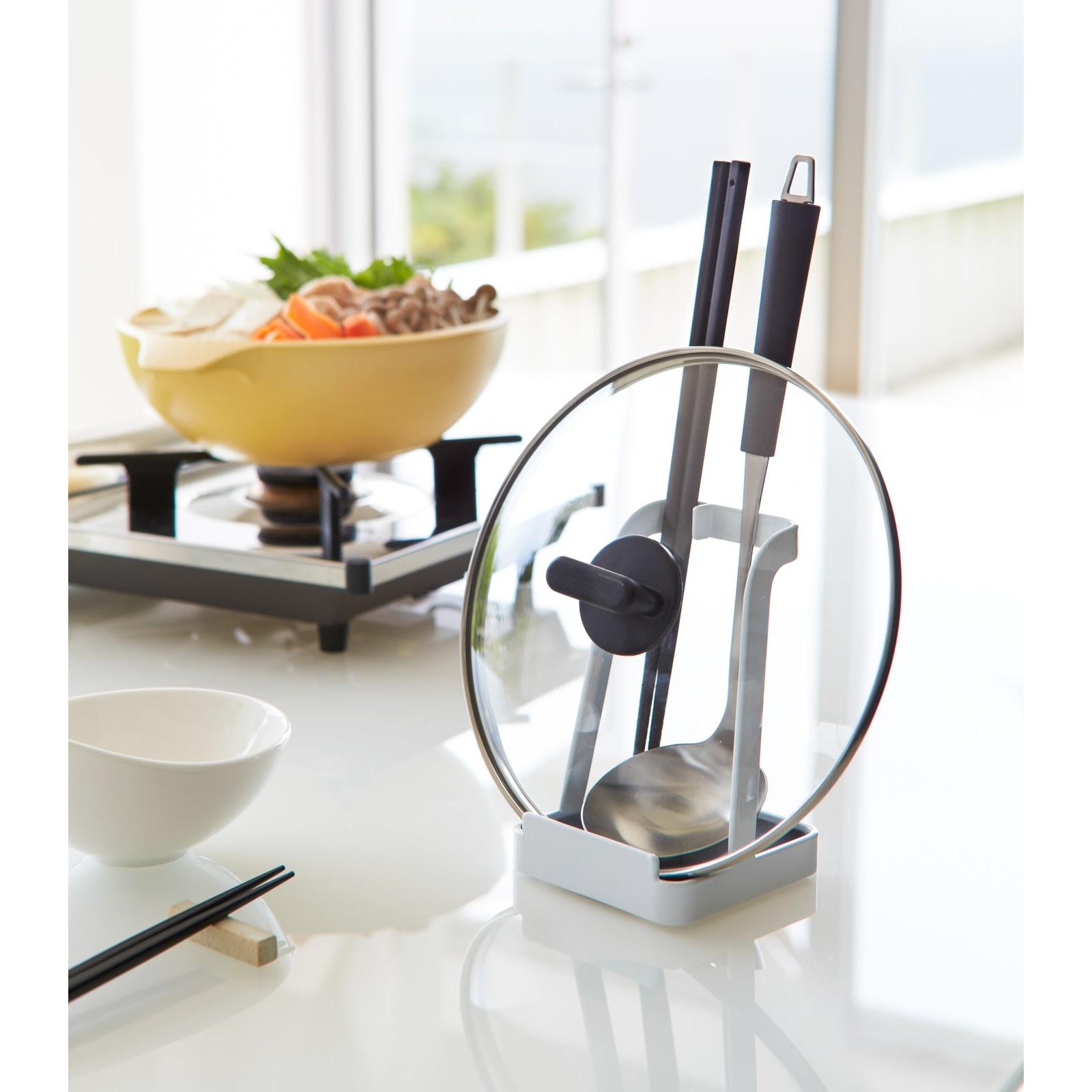 Get Lid & Ladle Stand - Steel White Delivered | Weee! Asian Market