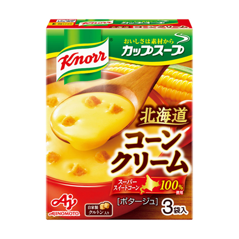 Get AJINOMOTO Knorr Hokkaidou Corn Cream Potage 3packs Delivered | Weee ...