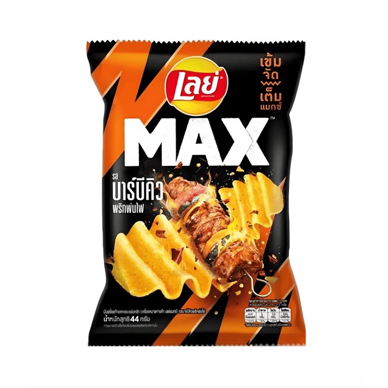 Get Lay's MAX Spicy Barbecue Flavor Potato Chips 44g 1 each Delivered ...