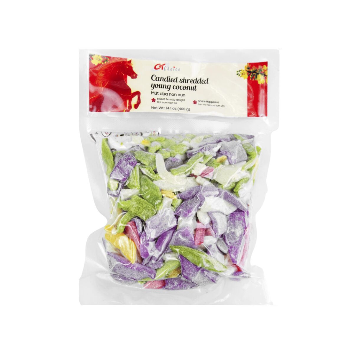 Get CT Choice Shredded Young Coconut Candy 400g 1 count Delivered ...