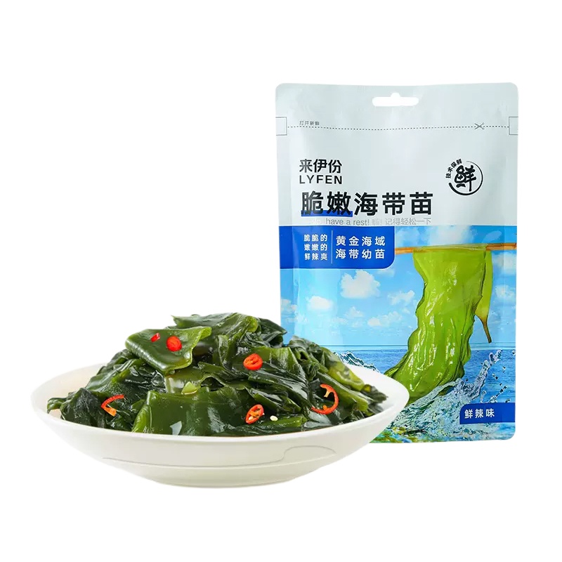Get Lai Yi Fen Crispy And Tender Kelp Seedlings, Fresh And Spicy Flavors, Instant Meals, Casual ...
