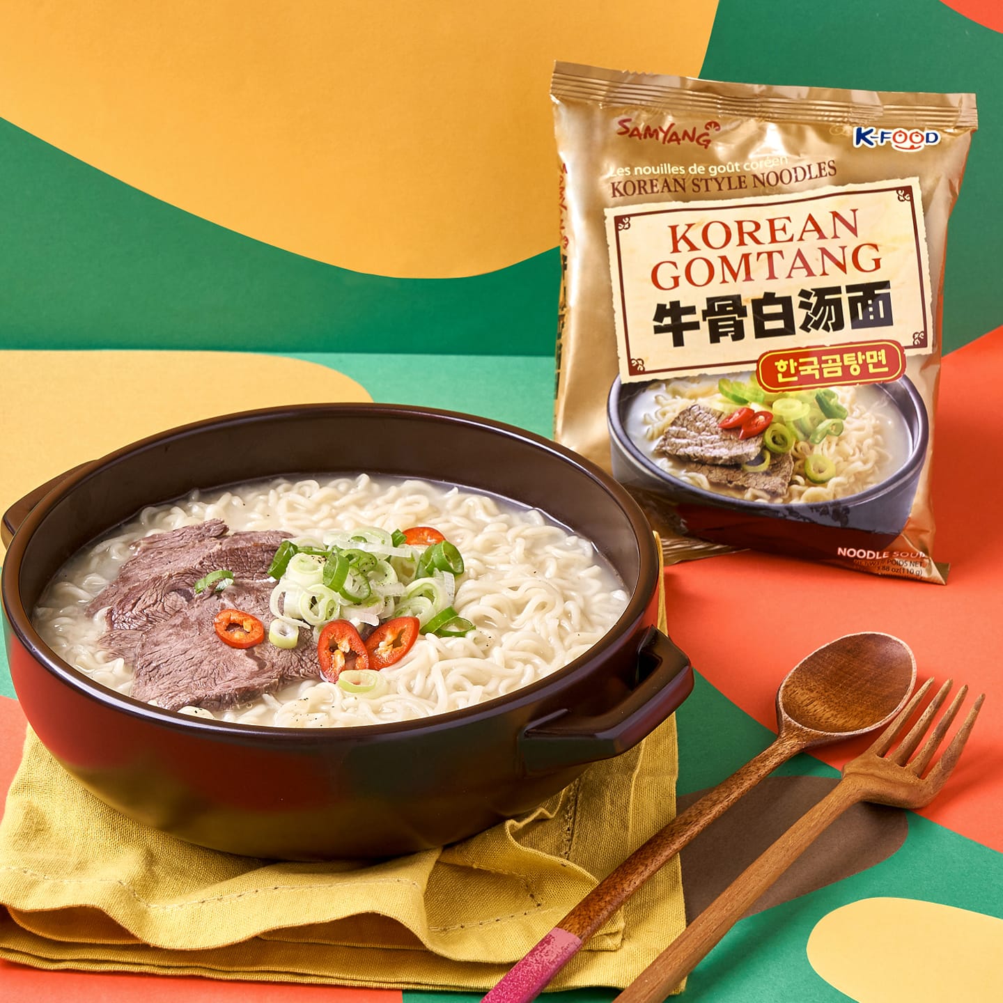 Get Samyang Korean Gomtang Ramen 3.88oz(110g) * Delivered | Weee! Asian ...