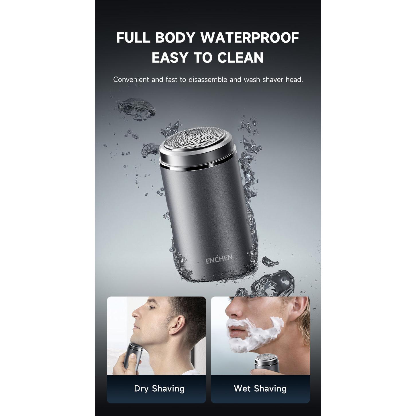 Z3 Travel Electric Shaver, Portable Electric Razor with 6-Blade System ...