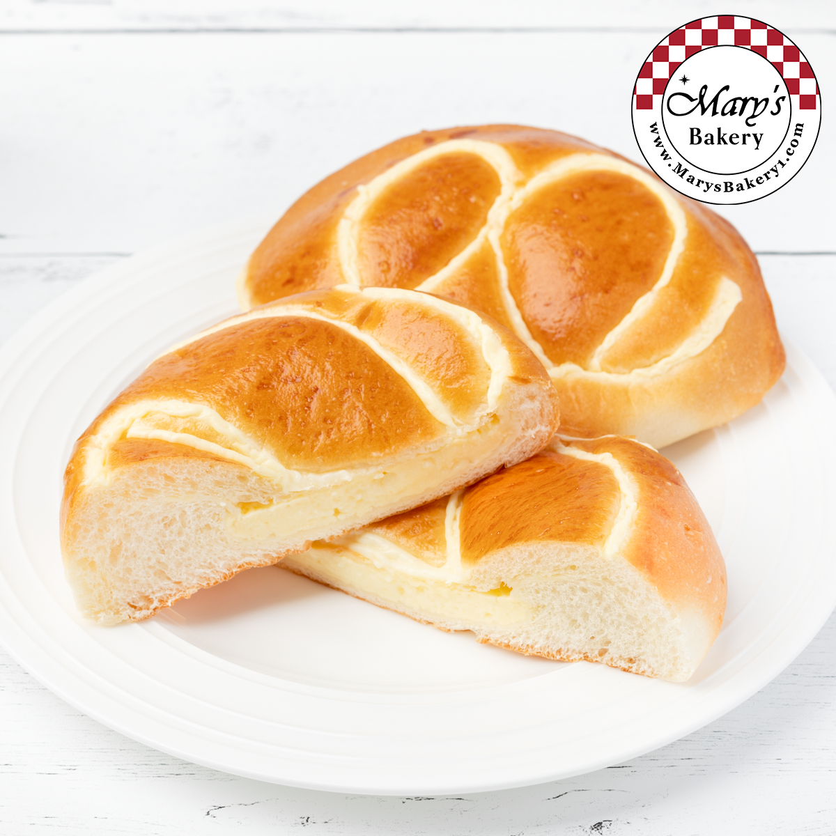 Get Bread Combo (Coconut Bun, Cream Custard Bun, Pork Sung) Delivered ...