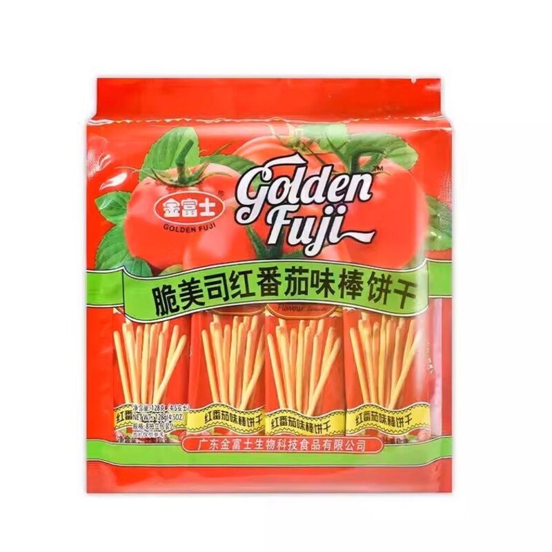 Get China Direct Mail Golden Fuji Crispy Meji Tomato Meji Biscuits 128g ...