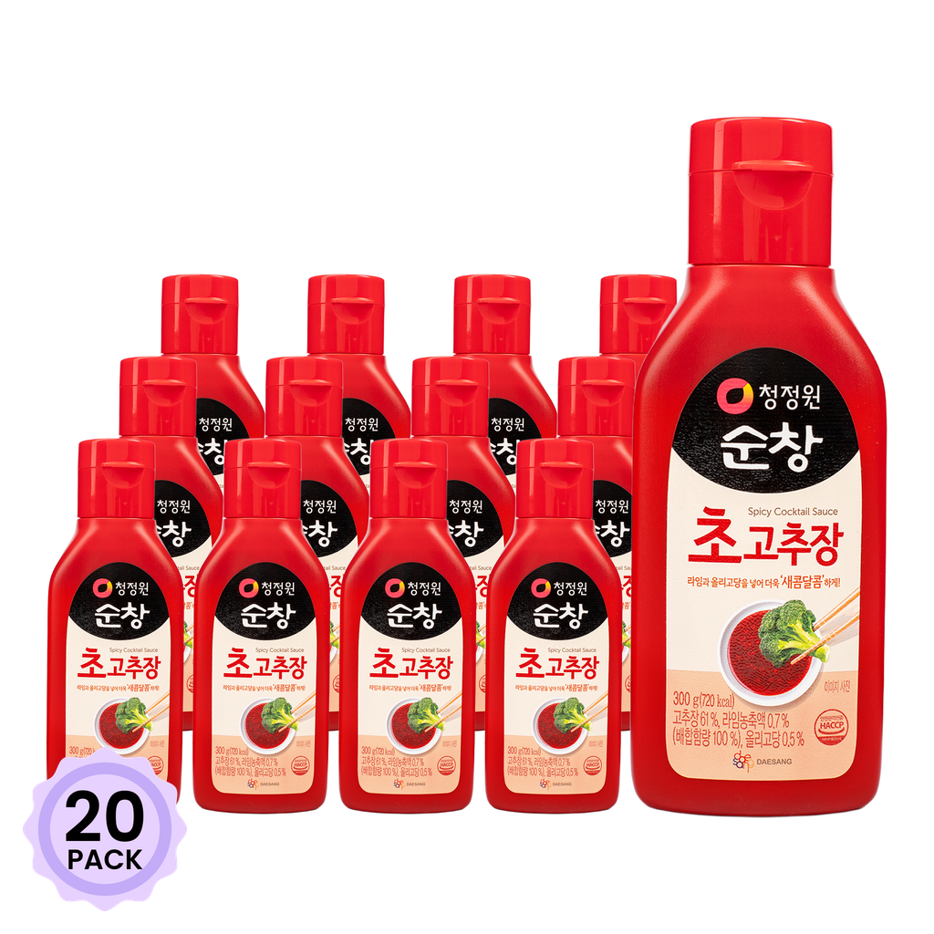 Get Chung Jung One Korean Red Chili Pepper Paste with Vinegar 300 g*20 ...