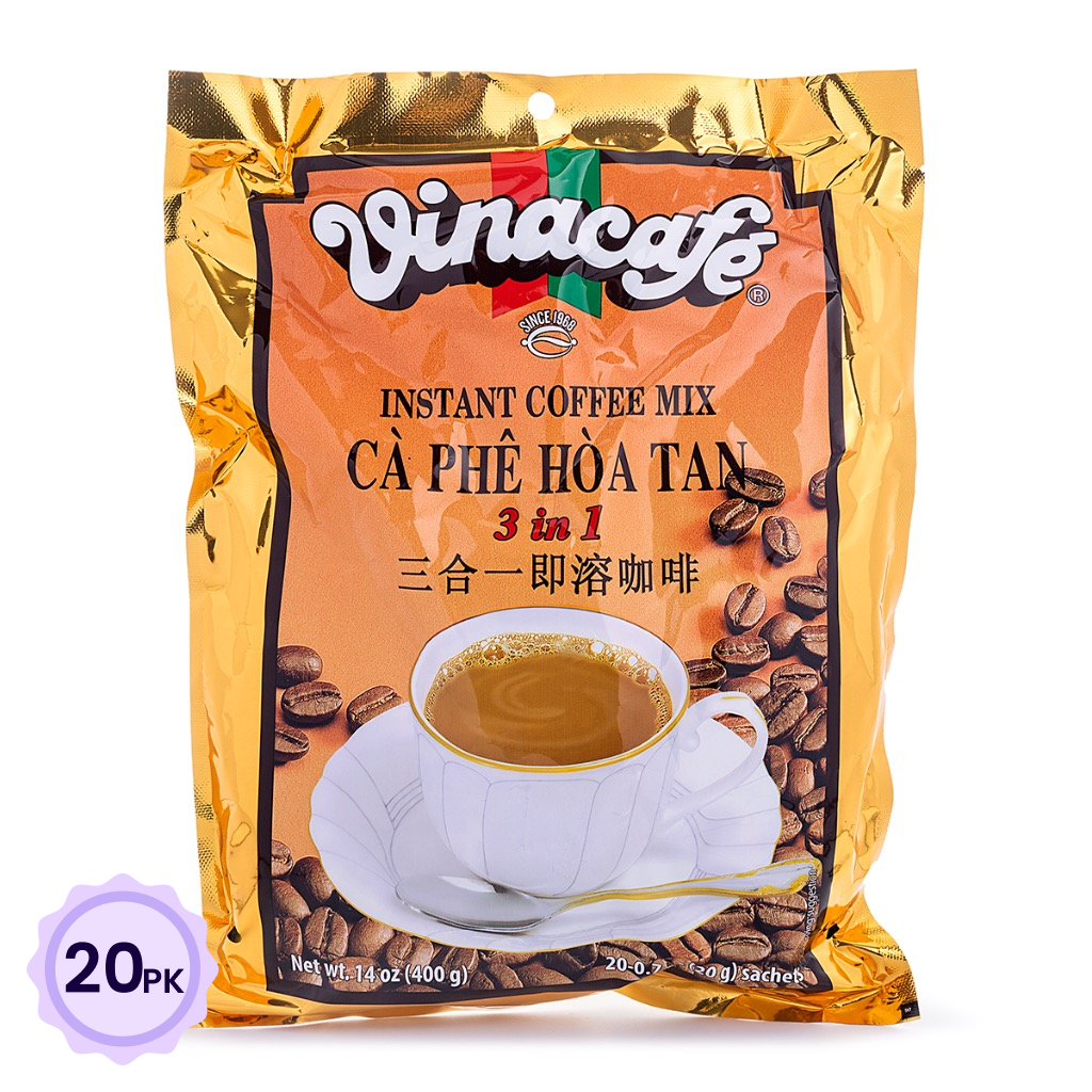 Get [Pack of 20] Vinacafe Instant Coffee Mix 20pk 400 g Delivered ...