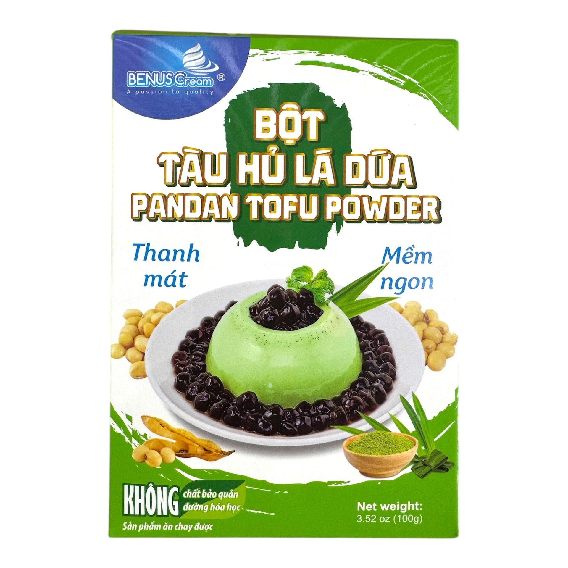 Get Pandan Tofu Powder Bot Tau Hu La Dua VEGAN 100 g Delivered | Weee ...