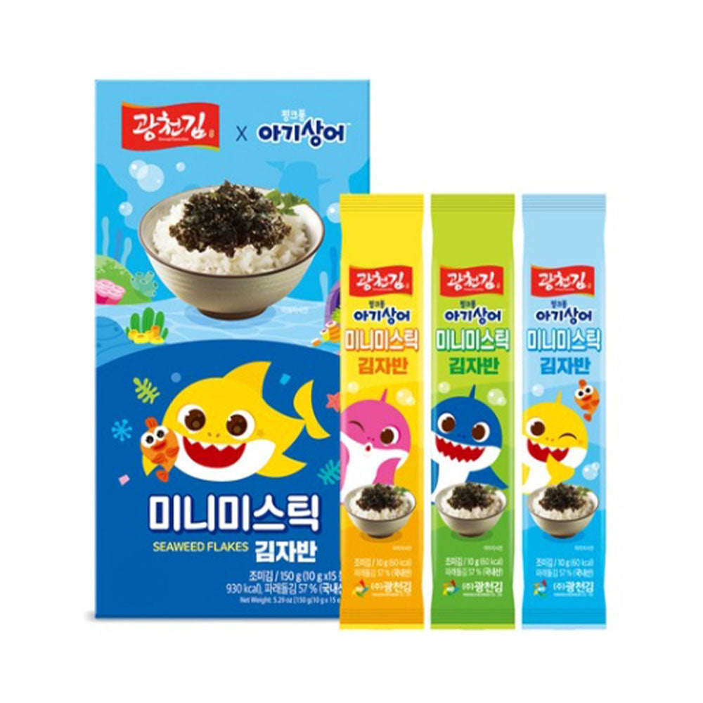 Get KwangcheonkimPinkpong Mini Stick Seaweed Flakes 10g x 15p Delivered ...