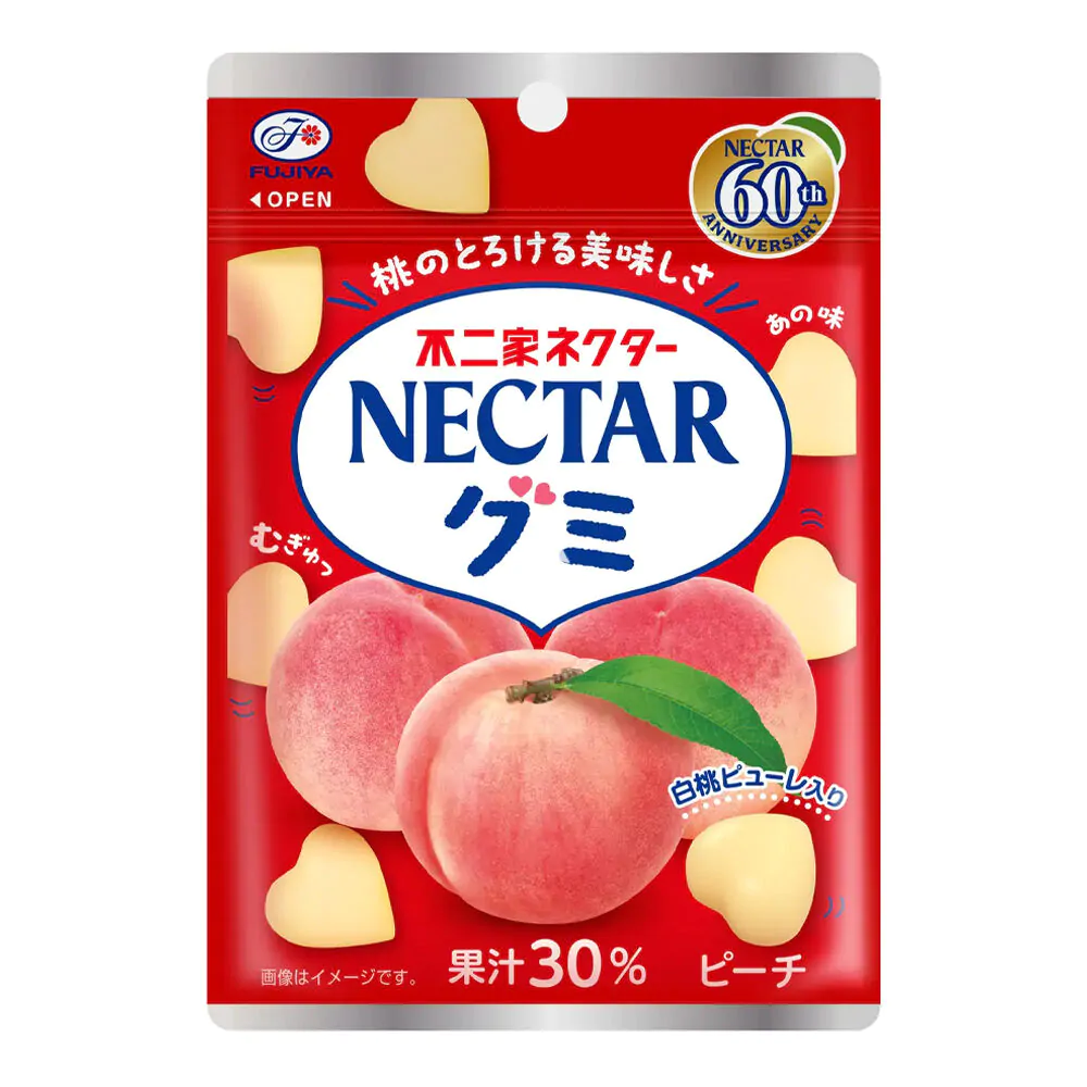 Get FUJIYA NECTAR Fruit Gummies (Peach Flavor) 48g Delivered | Weee ...