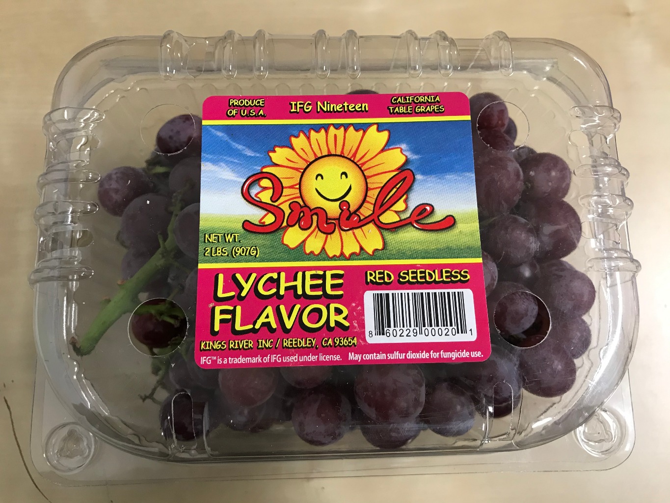 Get 【Smile】Lychee Flavor grapes 2lb/box Delivered | Weee! Asian Market