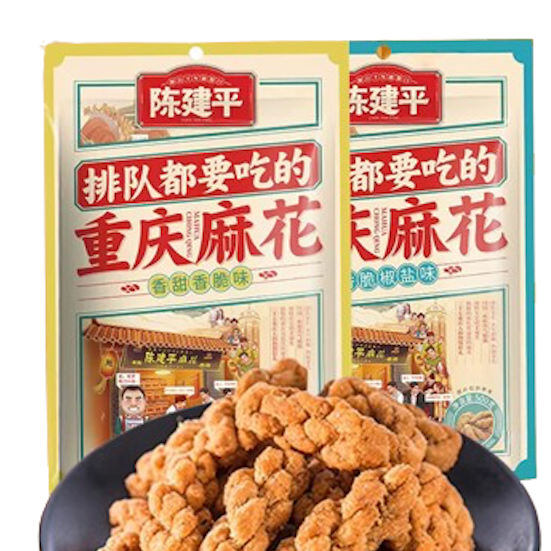 Get Chen Jianping Small Fried Dough Twists 400g*2 Delivered | Weee ...