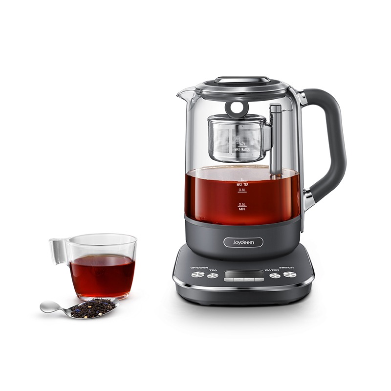 Get Joydeem Hot Tea Maker, Glass Electric Ketle with Auto Tea Infuser ...