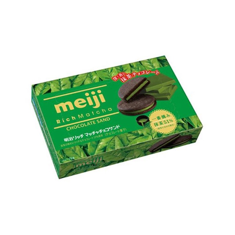 Get [Direct From Japan]MEIJI Matcha Sandwich Cookies 6 pieces Delivered ...