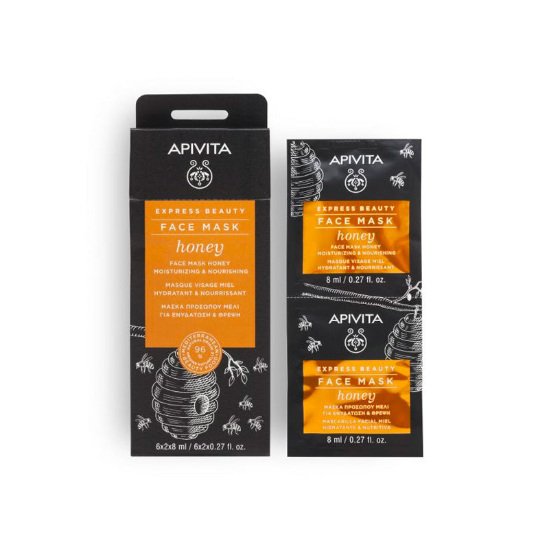 Get APIVITA Moisturizing & Nourishing Face Mask With Honey 6x2x8ml 2024 ...