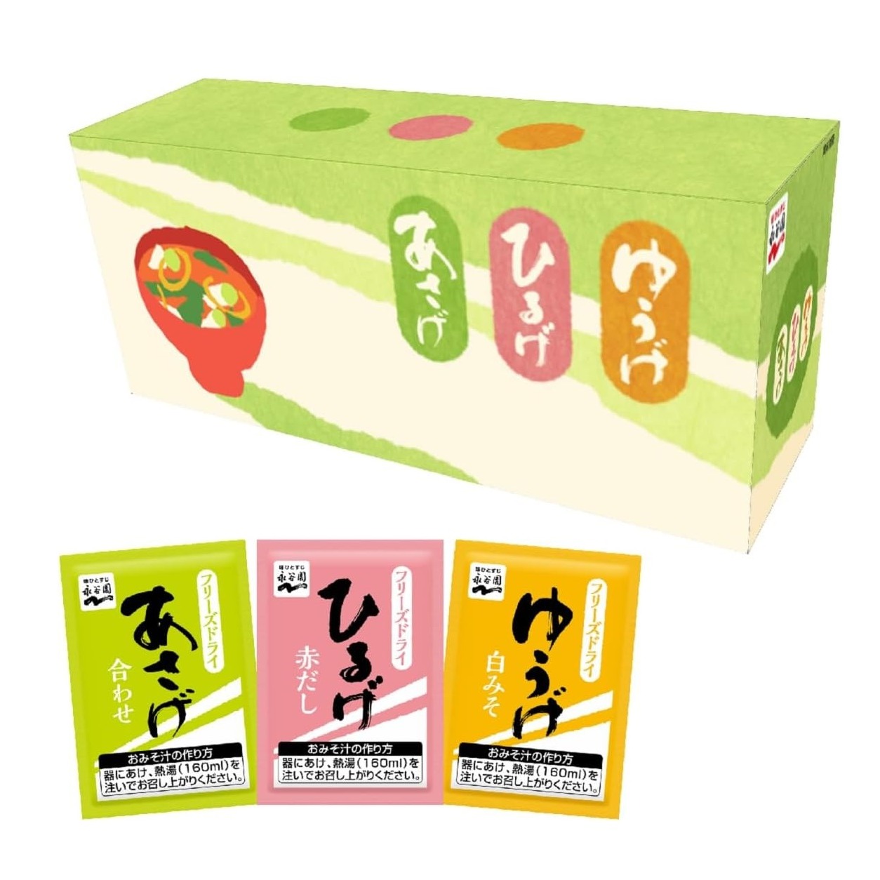 Nagatanien Assorted Instant Miso Soup-30 Servings - Weee!