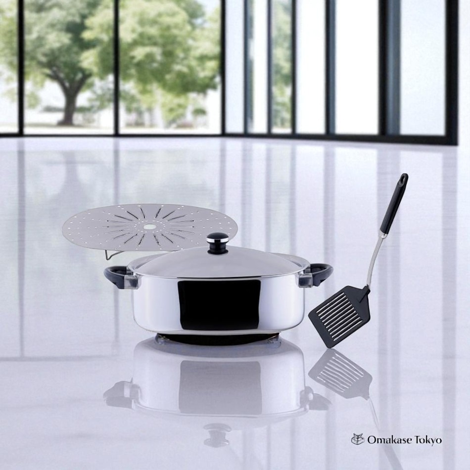 Get Jutoku Aluminum Core Oval Pot & Steam Plate Delivered | Weee! Asian ...