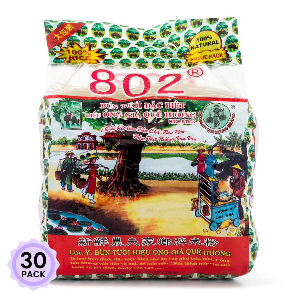 Get Oldman Que Huong Brand 802 Rice Stick 2 lb*30 pack Delivered | Weee ...