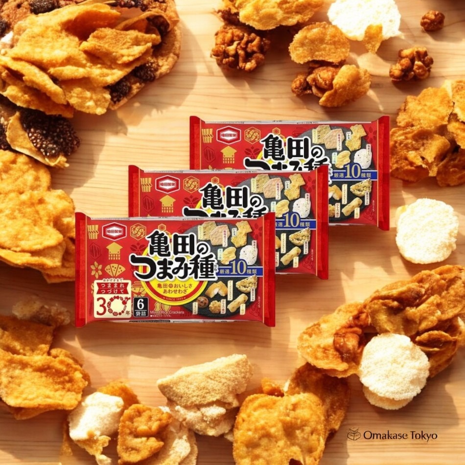 Get Kameda Tsumami Dane Rice Crackers 120g (3-Pack) Delivered | Weee ...