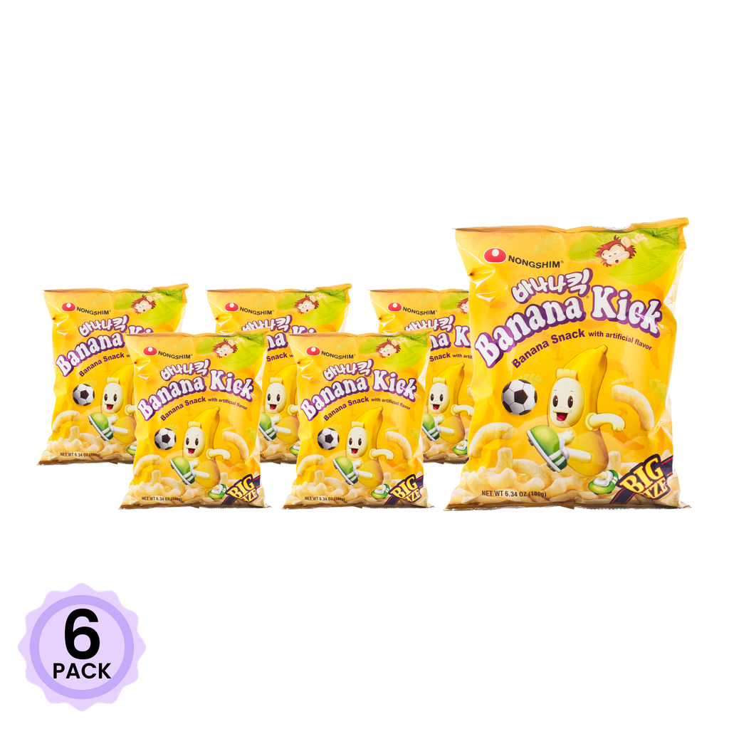 Get Nongshim Banana Flavored Snack Family Pack 180 g*6 pack Delivered | Weee! Asian Market