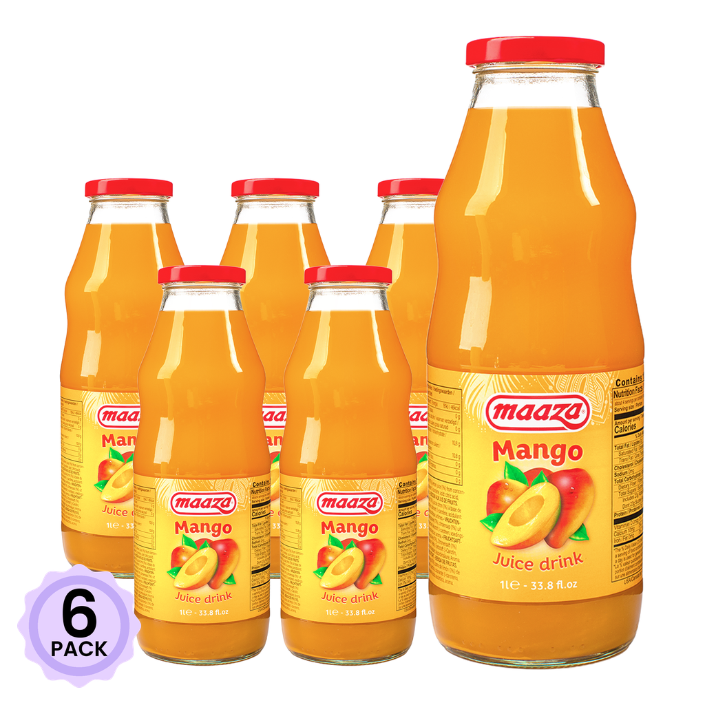 Get Maaza Mango Juice Drink 1000 ml*6 pack Delivered | Weee! Asian Market