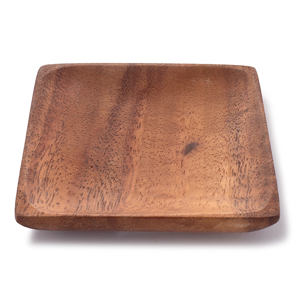 Get Aki Home Japan Acacia Wood Square Plate, Extra Small Delivered ...