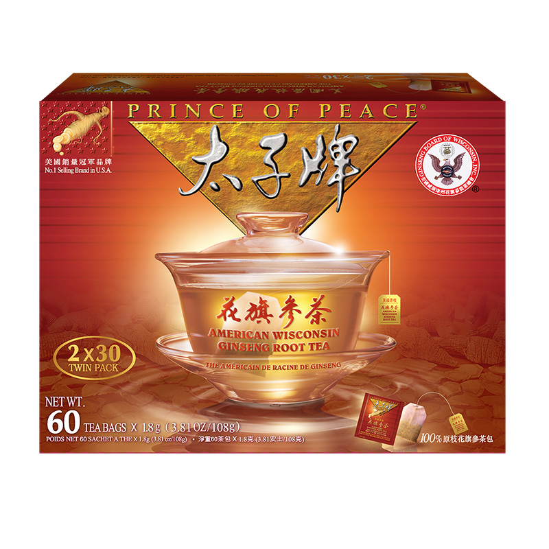 Get Prince of Peace American Ginseng Root Tea (60 tbs) Delivered | Weee ...